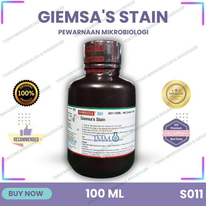 Jual Giemsa's Stain, Pewarnaan Mikrobiologi, 100 ml - Kab. Bogor - Toko Mikrobiologi dan ...