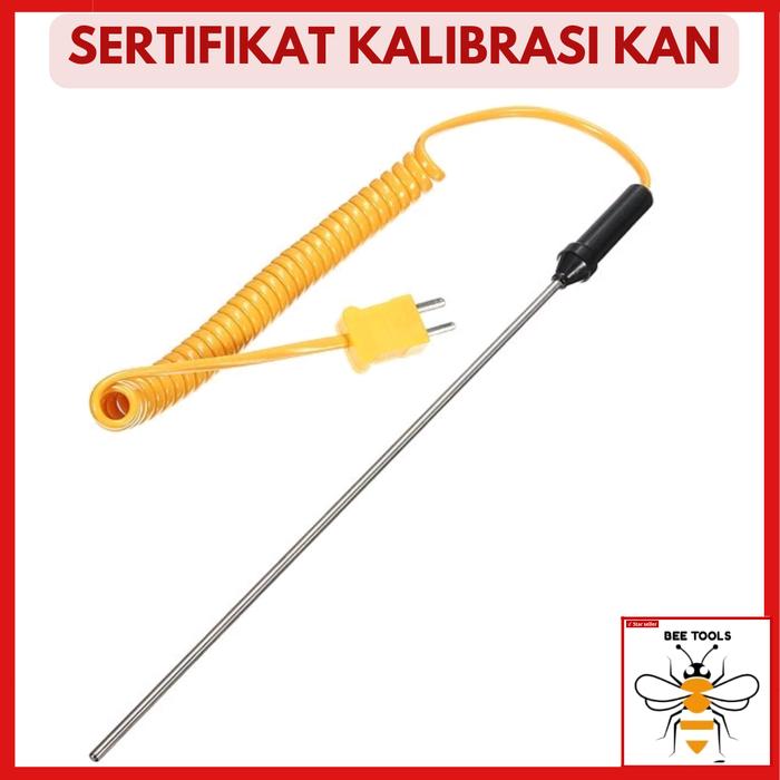 Jual Probe Thermocouple 20 cm Tipe K sensor plus kalibrasi Sertifikat ...