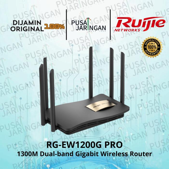 Jual RUIJIE RG-EW1200G PRO 1300M Dual-band Gigabit Wireless Router ...