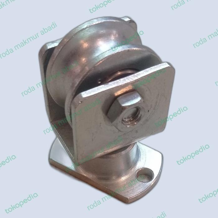 Jual roda pagar lipat/roda sliding 2 inchi heavy duty (rel tikung-belok ...