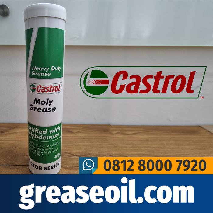 Jual Grease CASTROL MOLY GREASE - Lithium Molybdenum MoS2 Cartridge 400 ...