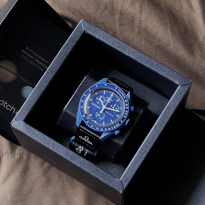 Jual BNIB Omega x Swatch Neptune Blue Rare Colour - Jakarta Barat ...