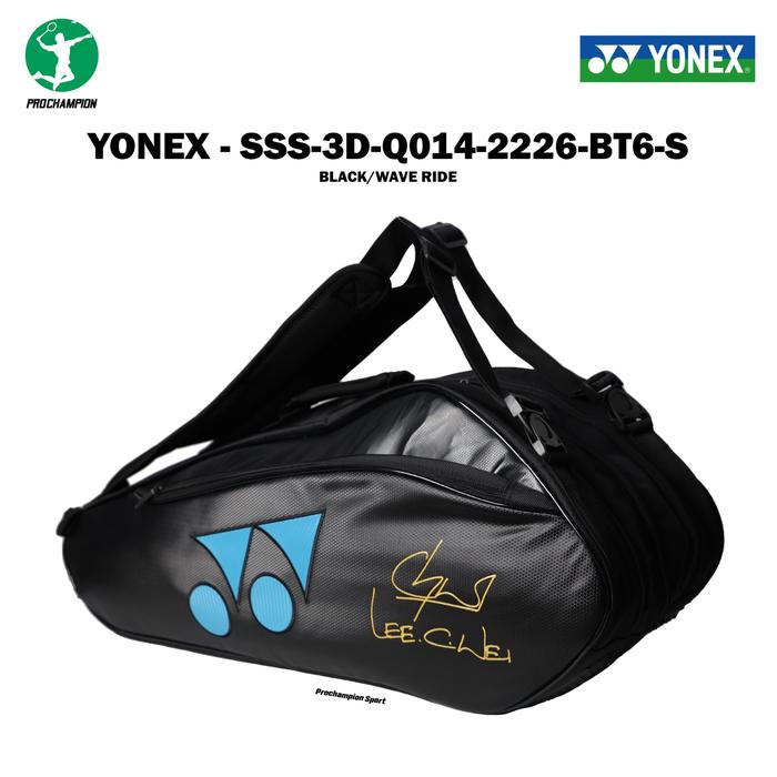 Promo Tas Badminton Yonex Bag 3D 2226 BT6 Edisi LCW Black Wave Ride ...