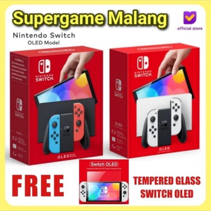 Jual Nintendo Switch 2 Switch 1 Oled Neon Red Blue Putih White Console ...
