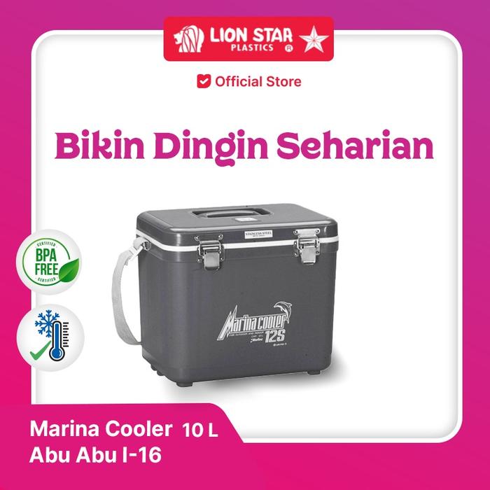 Promo LION STAR Kotak Pendingin Marina Cooler Box 10 L I-16 - Biru ...