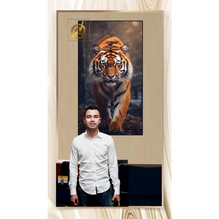 Jual custom lukisan abstrak modern hiasan dinding dekorasi rumah modern ...