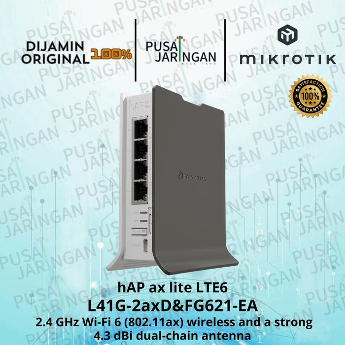 Jual MIKROTIK L41G-2axD&FG621-EA hAP ax lite LTE6 - Jakarta Pusat - Pusat Jaringan Nusantara ...