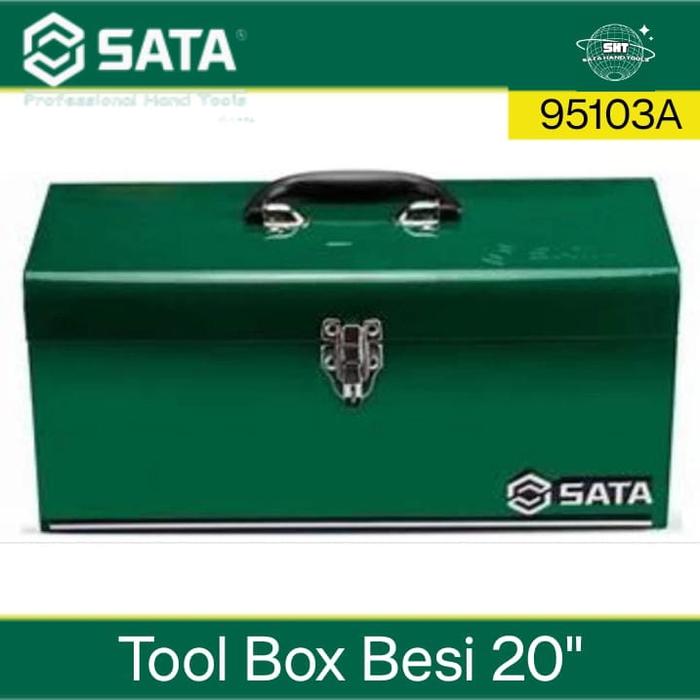 Jual SATA Toolbox Besi Tool Box Besi 95103A 20" Metal Tool Box Chest ...