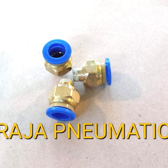 Jual FITTING ANGIN ATAU NEPEL CONECTOR ANGIN LURUS PC 10 X 1/8 ...