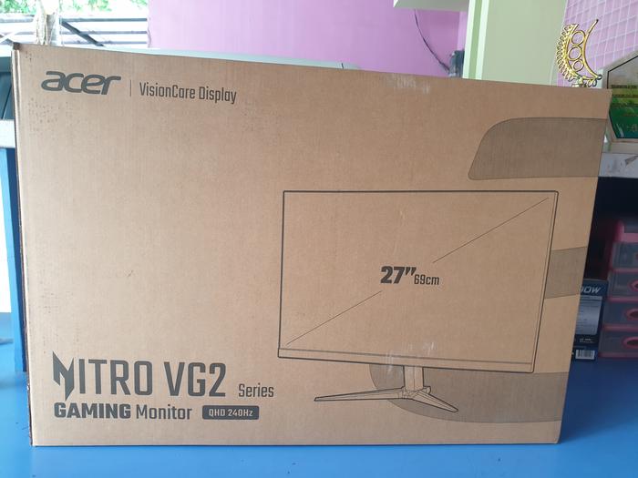 Jual Monitor ACER NITRO VG272U W2 - 2K WQHD 27" IPS AMD FreeSync HDMI ...