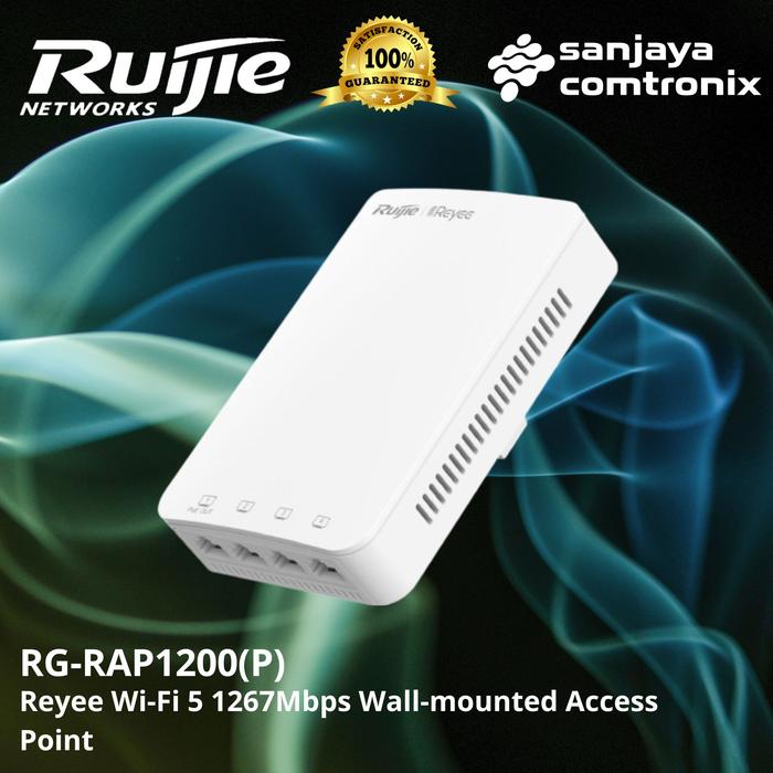 Jual Ruijie Rg Rap1200 P Reyee Wi Fi 5 1267mbps Wall Mounted Access