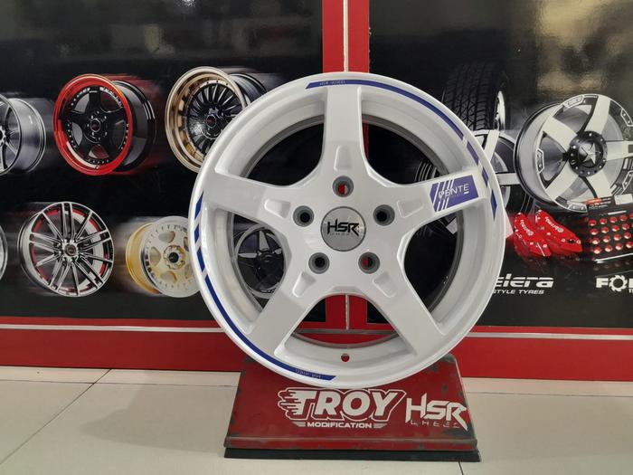 Jual Racing Velg Putih R15 PENTE HSR 5x114,3 Te37 Innova,Terios,Ertiga ...