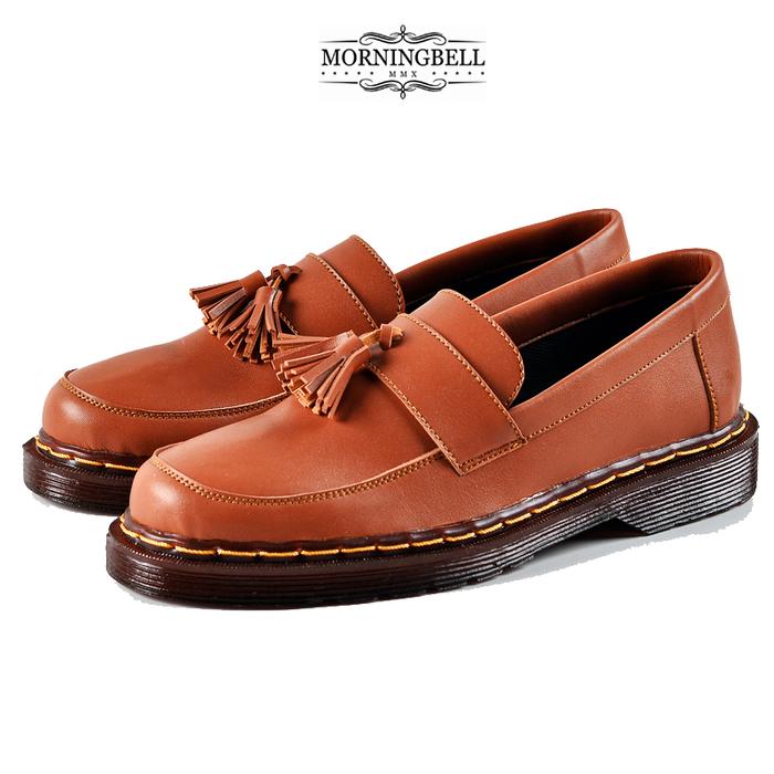 Jual Morningbell Pman-01 - sepatu pria slip on docmar tassel - TAN, 39 ...
