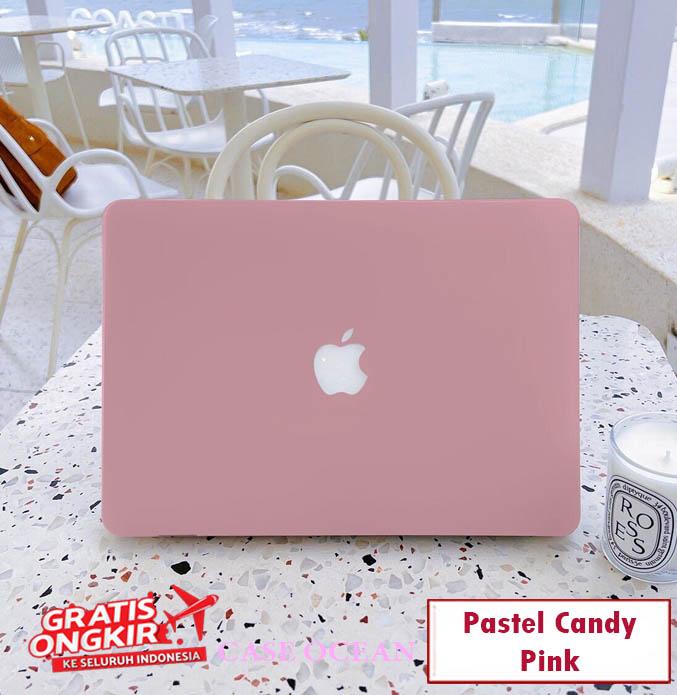 Jual Macbook Air 13 M1 2020 A2337 Hard Case Cover Pink Pastel Candy ...