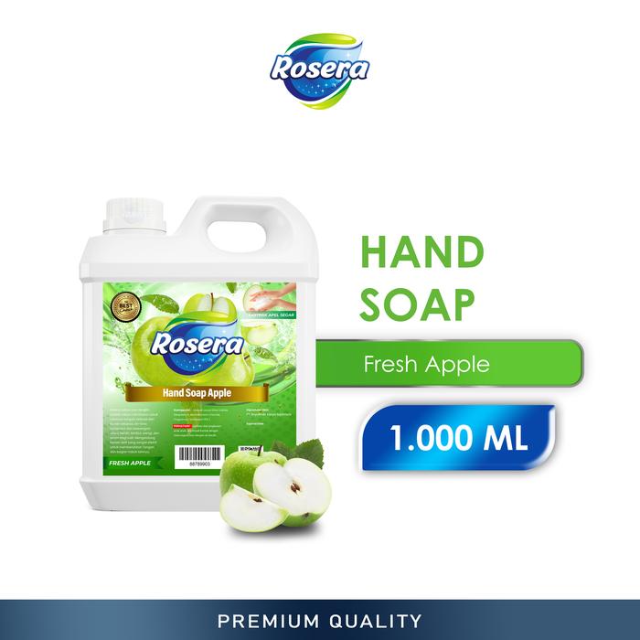 Jual Rosera Hand Soap 1 Liter 1000 ML Sabun Cuci Tangan Green Apple Premium - Jakarta Utara ...