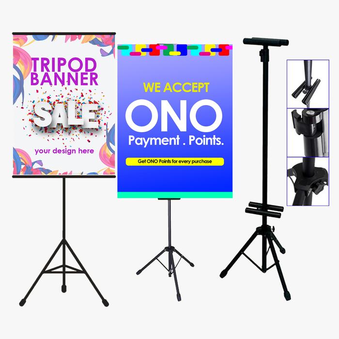 Jual TRIPOD BANNER+POLIFOAM LAPIS STIKER LAMINASI, 2 SISI - Banner A0 ...