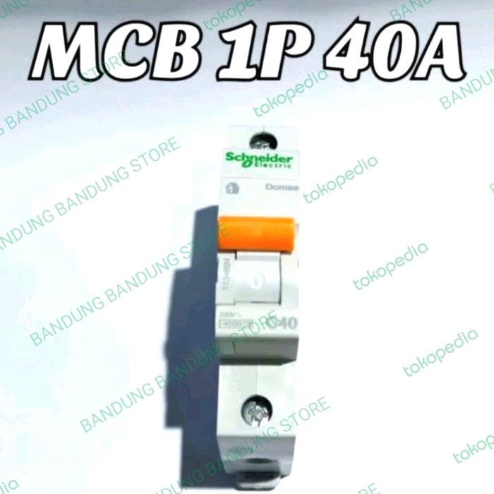 Jual SCHNEIDER MCB 40A 1P MERLIN GERIN MG DOMAE MCB 1P 40A 220V SCHNEIDER - Kota Bandung ...
