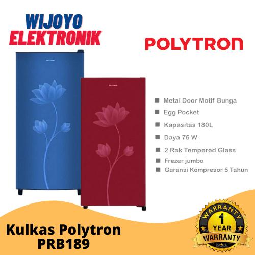 Promo KULKAS POLYTRON 1 PINTU 180 LITER PRB 189 / PRB-189 - Jakarta ...