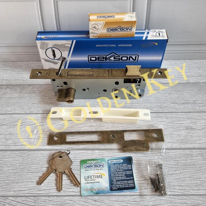 Jual Paket Set Body Kunci Pintu Dekkson Dekson IL 8485 RAB Cyl DC 66 AB ...