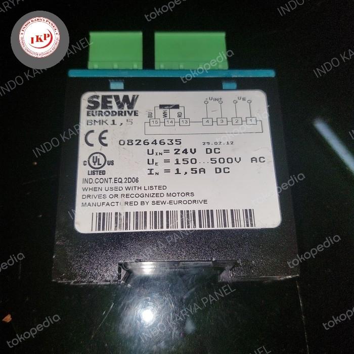 Jual SEW EURODRIVE BMK 1,5 / BMV5 24VDC DRIVES OR RECOGNIZED MOTORS ...