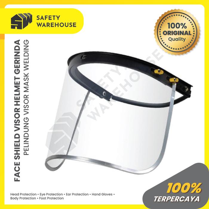Jual Face Shield Visor Helm Gerinda Pelindung Las Wajah Alat Safety ...
