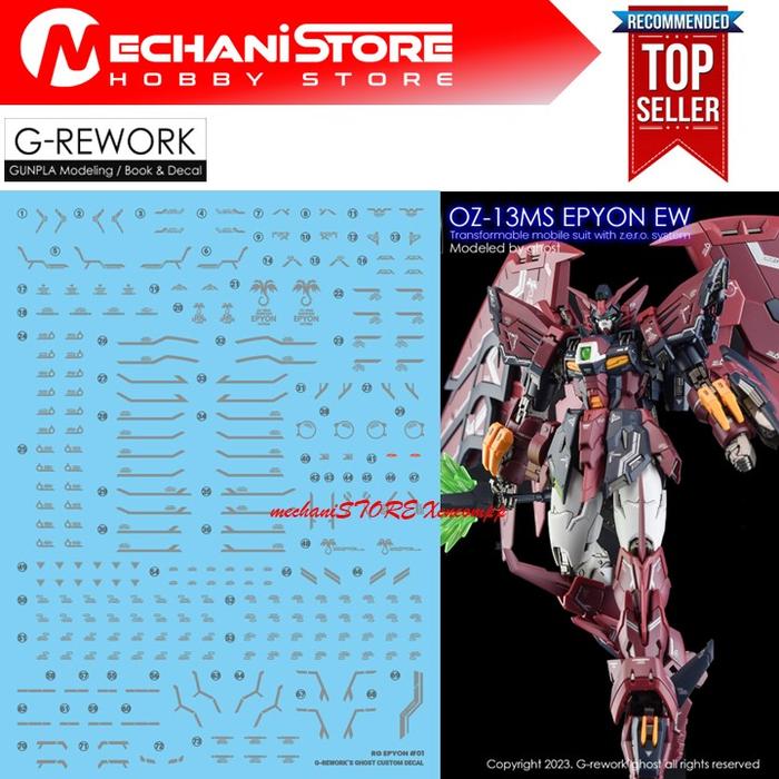 Jual Water Decal RG Epyon by G-REWORK - Kab. Bandung - mechaniSTORE ...