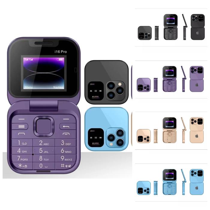 Jual Handphone HP Mini Flip i16 Pro Unik Garansi 1 Bulan - Jakarta ...