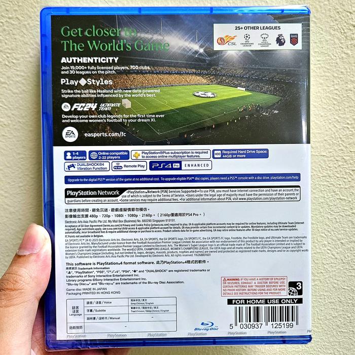 Jual Ea Sports Fc 24 Ps4 Ps 4 Bd Playstation Fc24 Eafc Eafc24 2024 ...