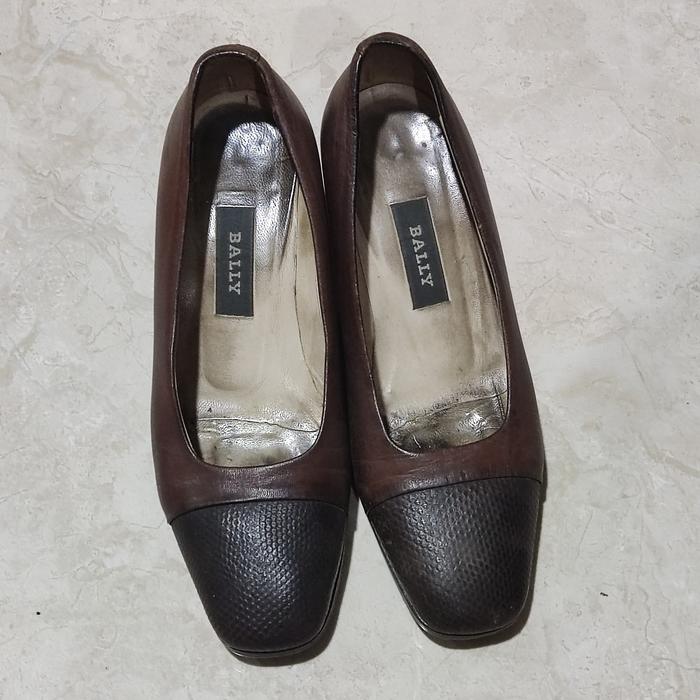 Jual Bally Heels Original Brown Snake Skin Shoes Sepatu Wanita ...