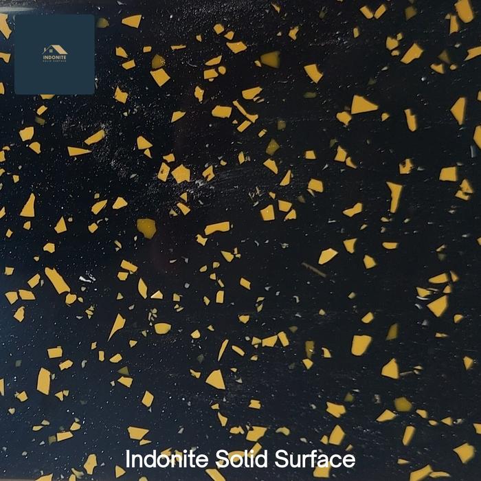 Jual Solid surface top table Black Gold Glitter - Kota Bekasi - SOLID SURFACE | Tokopedia