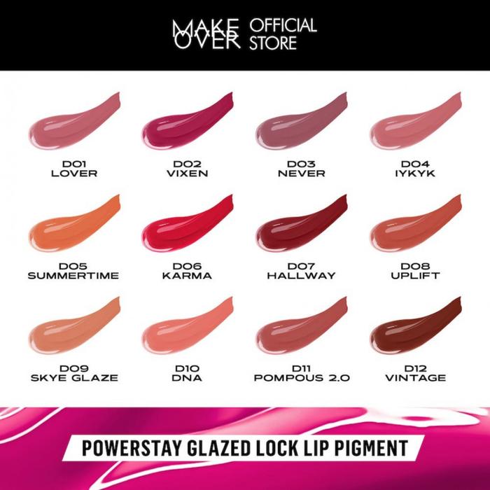 Jual Make Over Powerstay Glazed Lock Lip Pigment Original Di Seller ...