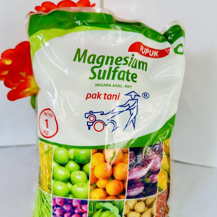Jual pupuk MAGNESIUM SULFATE PAK TANI garam inggris kemasan 1kg - Kab ...