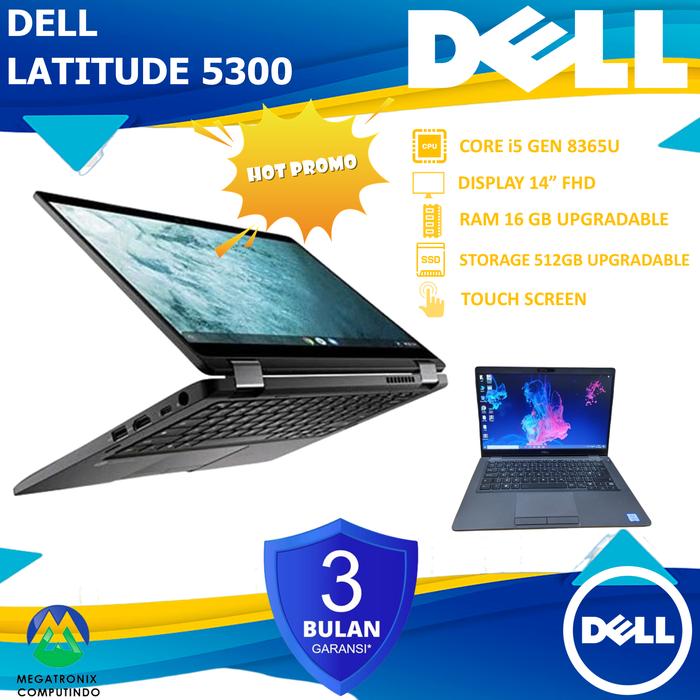 Jual DELL LATITUDE 5300 RAM 16GB SSD 512GB Core i5-8365U 14' TOUCH ...