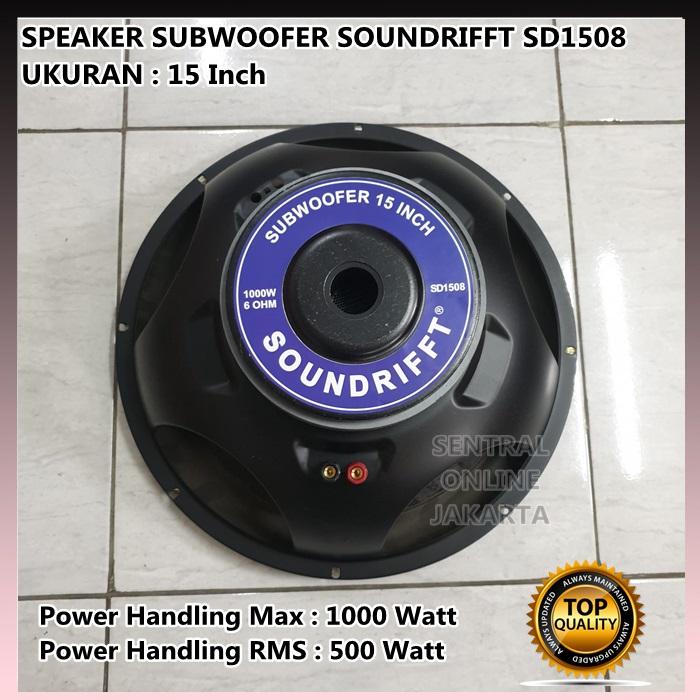 Jual SPEAKER SUBWOOFER 15 Inch 15in SOUNDRIFFT SD1508 HOME CAR 15Inch ...