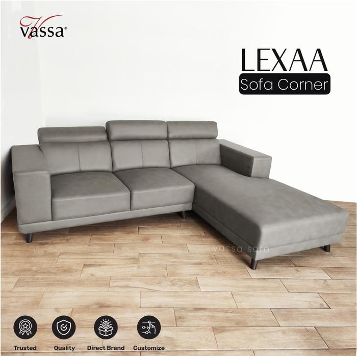 Promo Sofa L Lexaa By Vassa Sofa - Corner Sofa Cicil 0% 3x - Kab. Bogor ...