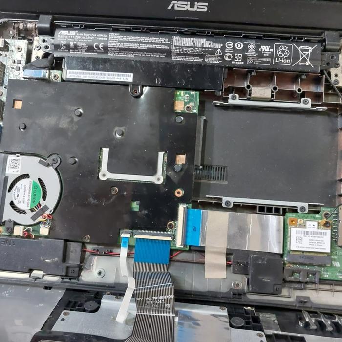 Jual mainboard laptop asus x200 x200m x200ma full sett plus fan copotan ...