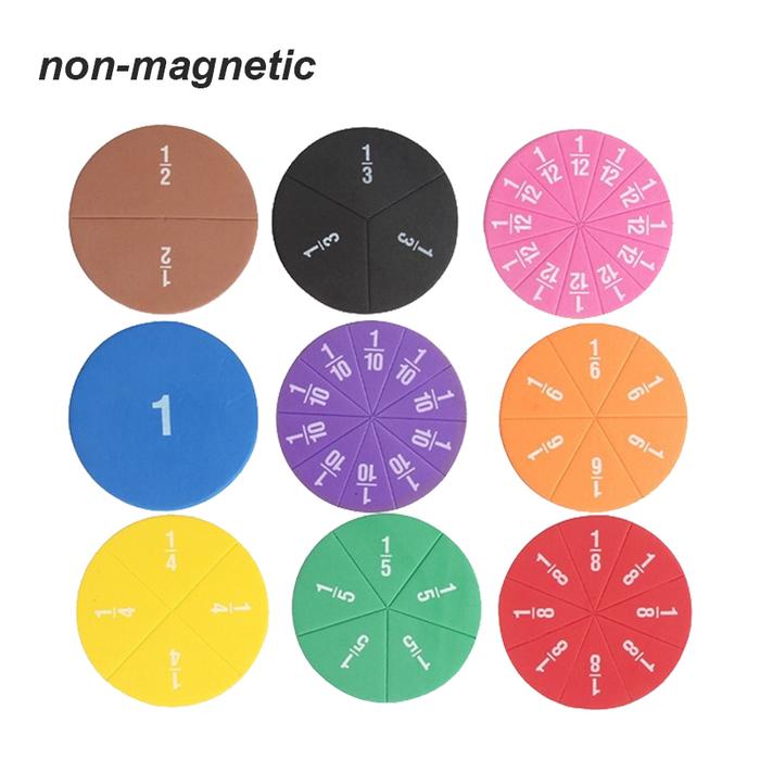 Jual Fraction Disk Montessori EVA Magnetic Mainan Edukasi Belajar ...