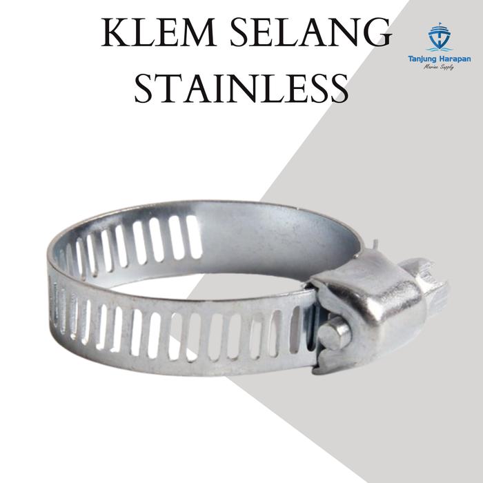 Jual Klem Selang Stainless Berbagai Ukuran - Hose Clamp / Klem Selang ...