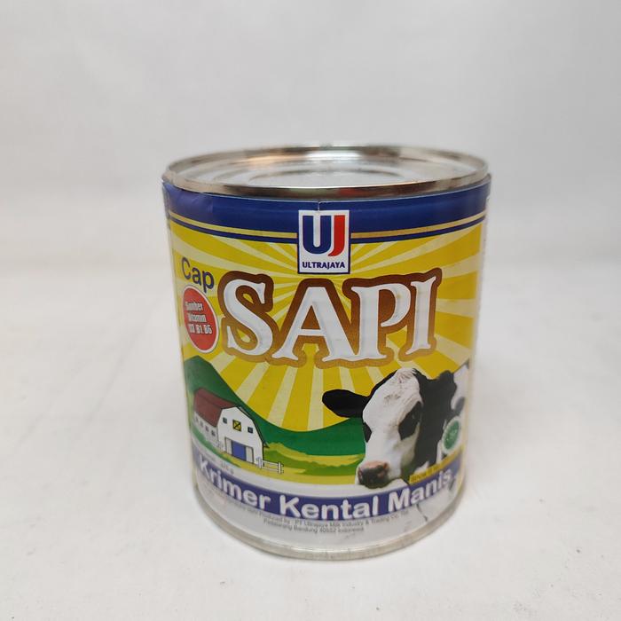 Jual Ultra Jaya cap SAPI Susu Krimer Kental Manis 375 gr - Putih - Kota ...