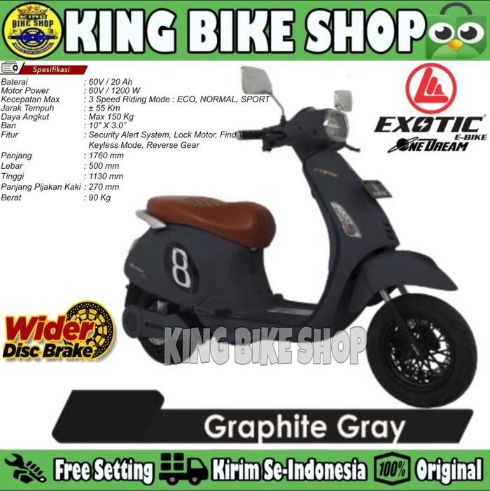 Jual Sepeda Motor Listrik SPRINTER PRO 1200 Watt Electric E Bike New ...