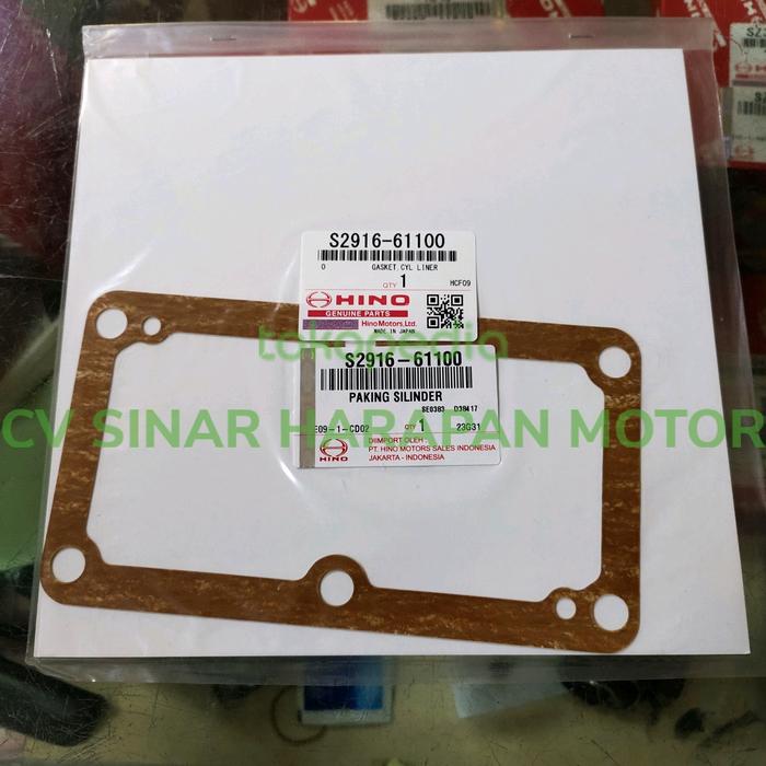 Jual GASKET KOMPRESOR DOBLE S2916-61100 PAKING SILINDER HINO 500 NEW J08E/C - Jakarta Barat - CV ...