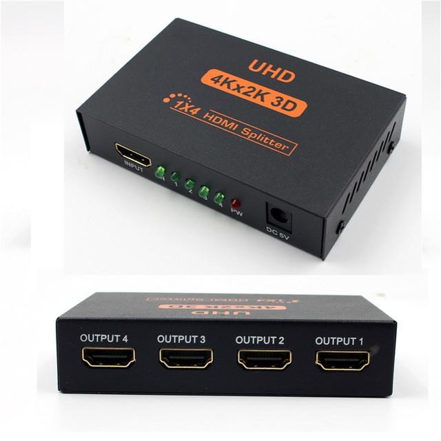 Jual HDMI SPLITTER 4 PORT (1 INPUT 4 OUTPUT) - HDMI Spliter 4 Port ...