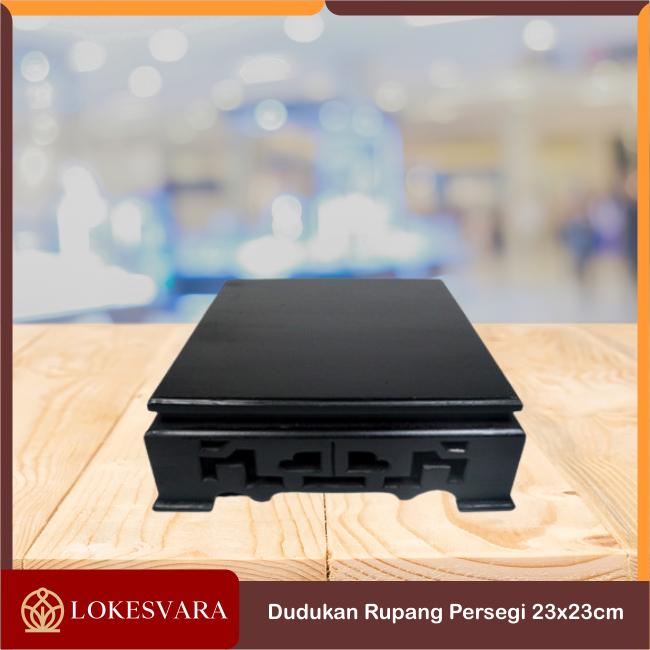 Jual Dudukan Alas Tatakan Kayu Jati Rupang Patung Serbaguna Persegi ...
