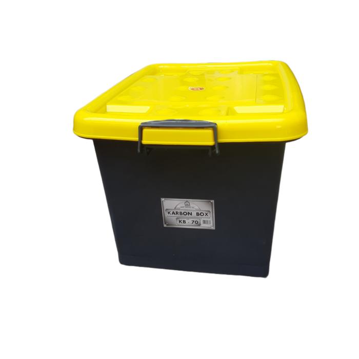 Jual CONTAINER BOX PLASTIK CARBON AKAKO | BOX SILVER HONGTA RODA - box ...