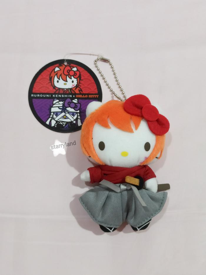 Jual Ganci Boneka Hello Kitty Samurai X Kenshin Original Sanrio Mascot ...
