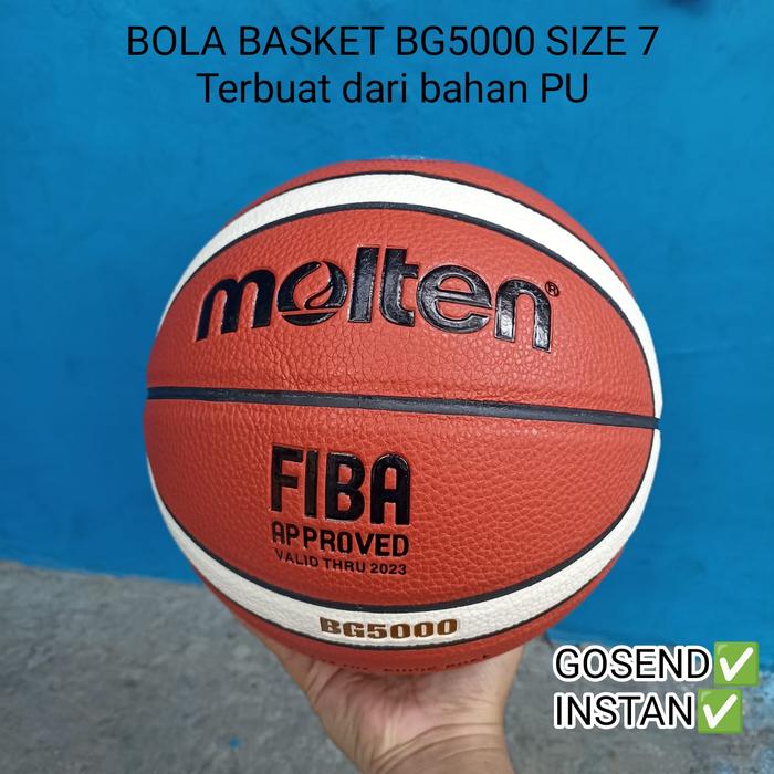 Jual Bola basket Molten BG5000 Made in thailand PU Basket Ball BG 5000 ...