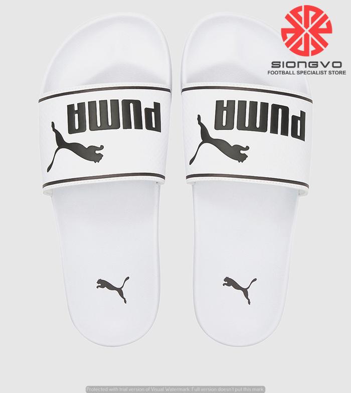 Promo SANDAL SLIDE - PUMA LEADCAT 2.0 WHITE ORIGINAL 38413902 - Jakarta ...