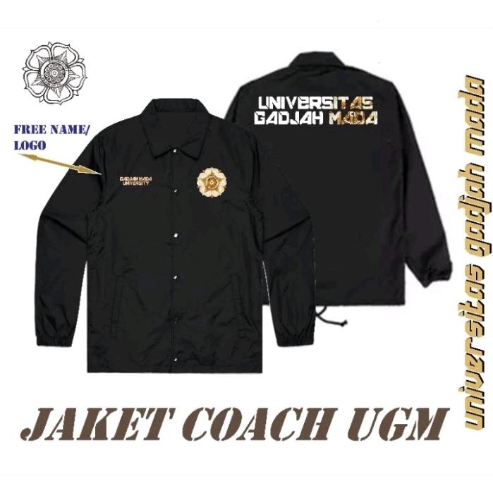 Jual Jaket UGM Coach Series Universitas Gadjah Mada Free Name Custom ...