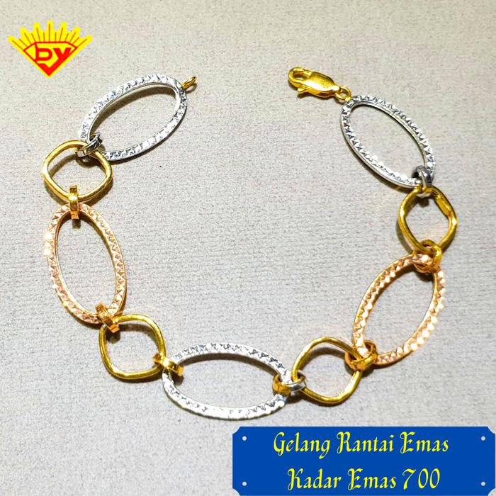 Jual Gelang Rantai Emas 015 Kadar Emas 700 - Jakarta Pusat - TOKO MAS ...