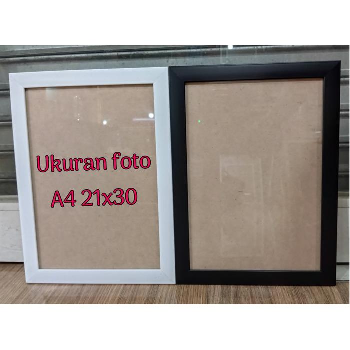 Jual Bingkai ukuran foto 21x30cm, pakai kaca, pakai kaki, lebar frame ...